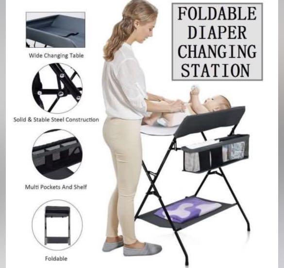 Foldable diaper changing table, Furniture & Home Living, Furniture ...