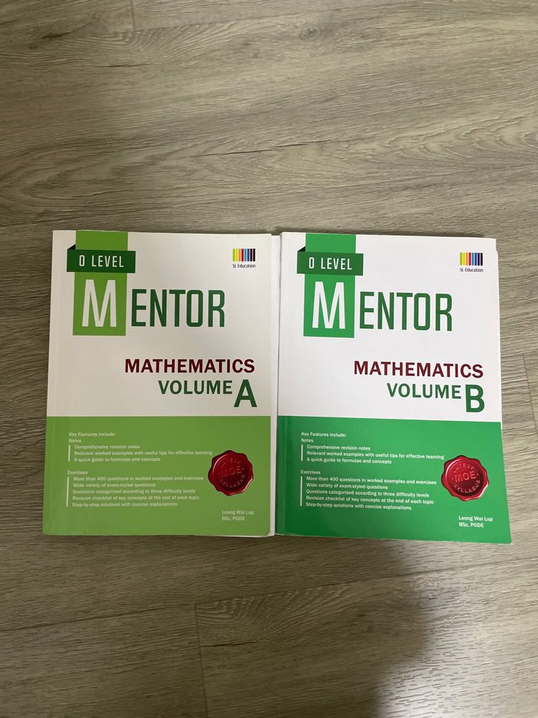 Free Mail! O level Math Mentor Vol A & B, Hobbies & Toys, Books ...