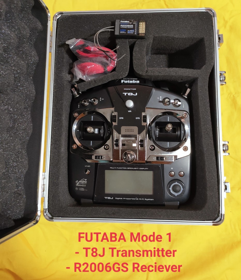 FUTABA T8J c/w Rx R2006GS & Drone Case BN, Hobbies & Toys, Toys & Games ...