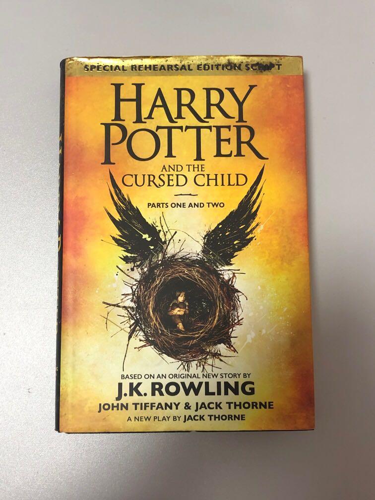 [Hardcover] Harry Potter and the Cursed Child (Script), 興趣及遊戲, 書本 & 文具 ...