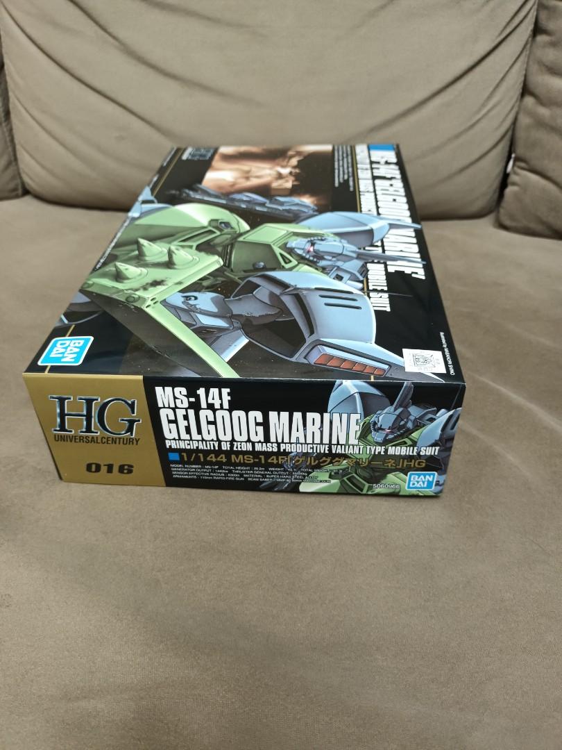高達模型HG 1/144 GUNDAM HGUC 0083 MS-14F GELGOOG MARINE 勇士, 興趣及遊戲, 玩具 & 遊戲類 - Carousell