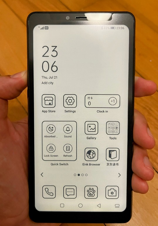 Hisense A9 E-ink Smartphone with warm light and Android 11, Mobile ...