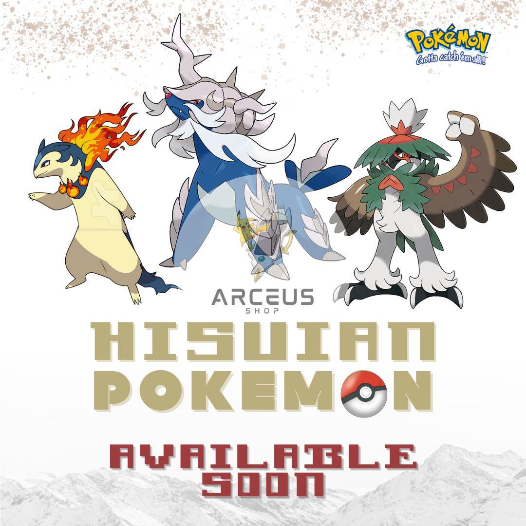 Hisuian Starter (Open for Reservation), Video Gaming, Video Games ...