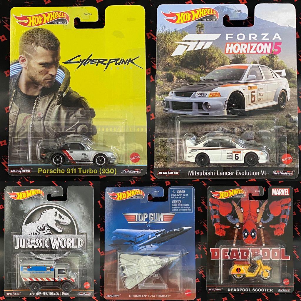 Hot Wheels Porsche 911 > Lancer Evolution Evo > Mercedes Unimog > F-14 ...