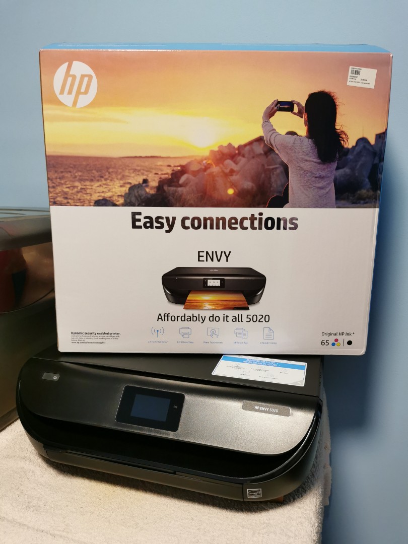 HP Envy 5020 colour inkjet printer, Computers & Tech, Printers ...
