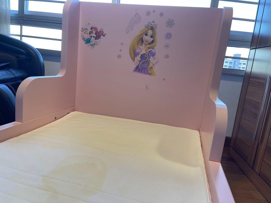 Ikea Pink Princess Extendable Bed, Babies & Kids, Baby Nursery & Kids ...