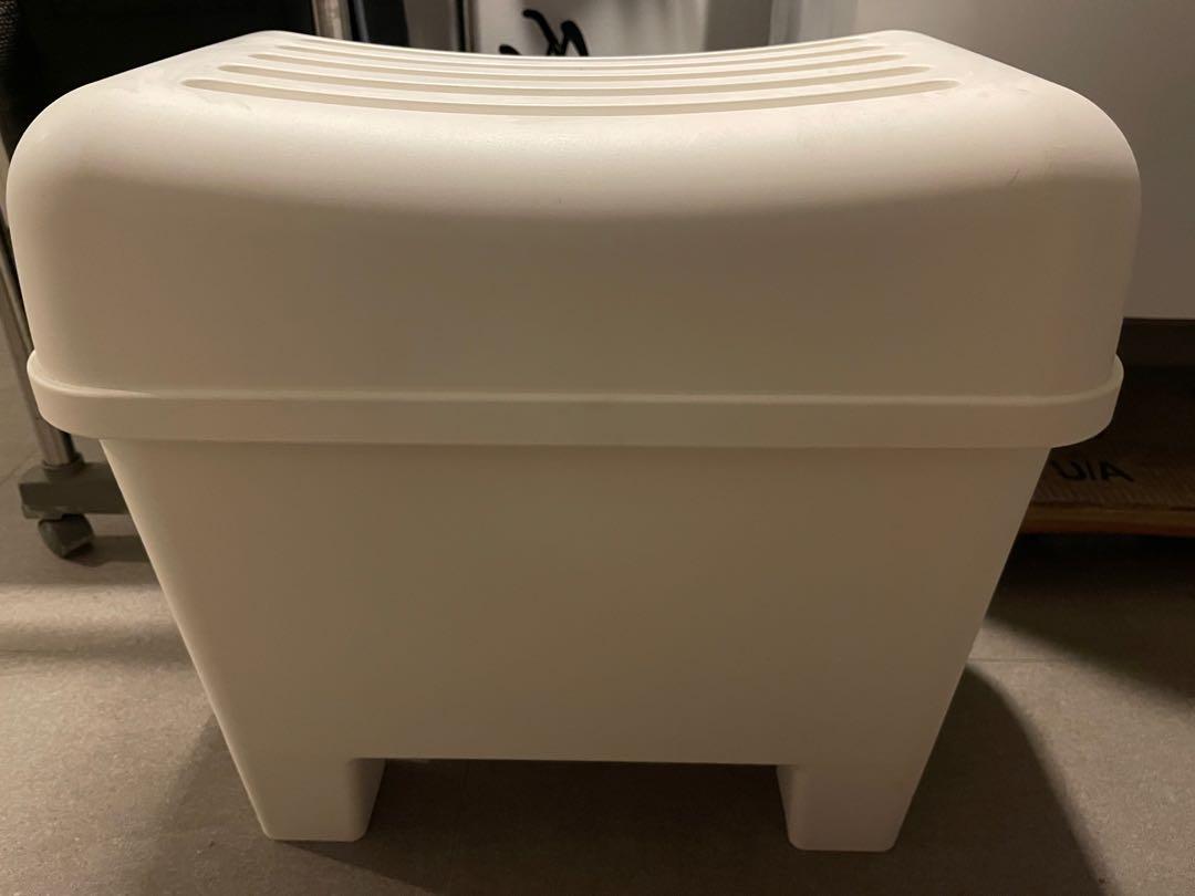 Ikea Stool with Storage, Furniture & Home Living, Home Improvement ...