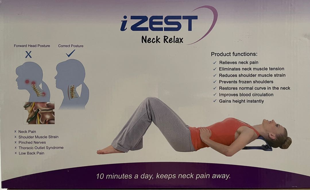 iZest Neck Relax, Health & Nutrition, Medical Supplies & Tools on Carousell