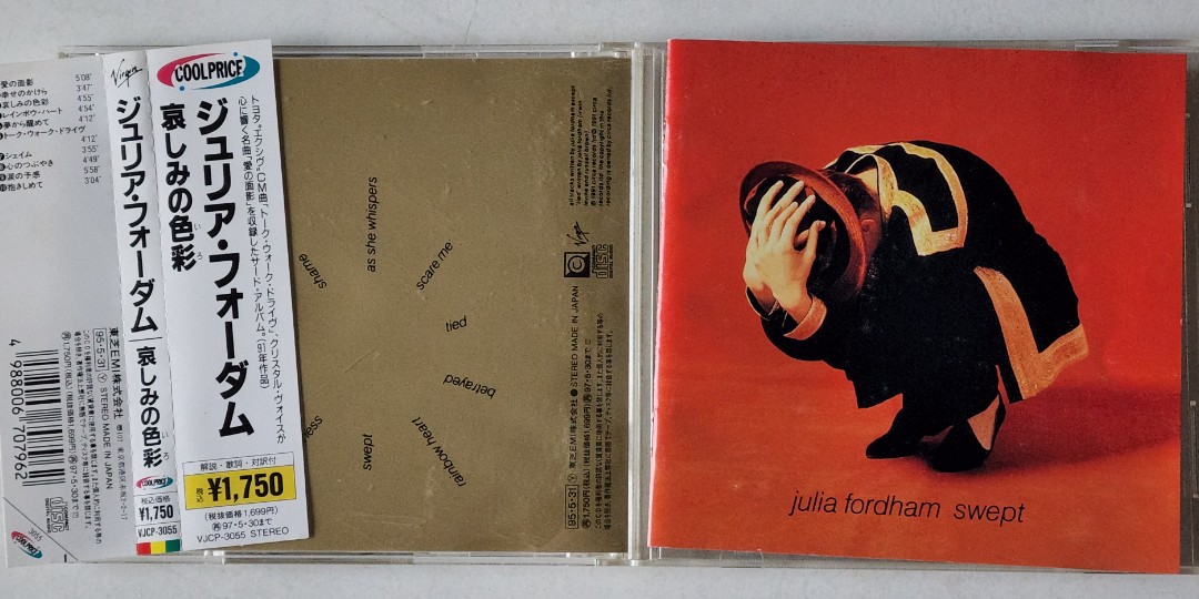 Julia Fordham ~ Swept ( JAPAN PRESS ) CD, Hobbies & Toys, Music & Media ...