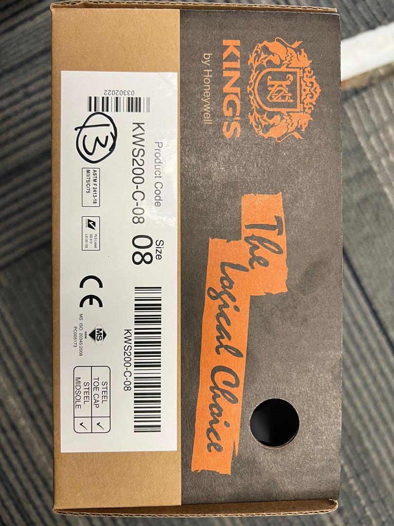 King's Low-Cut Lace Safety Shoes, Model: KWS200, Men's Fashion ...