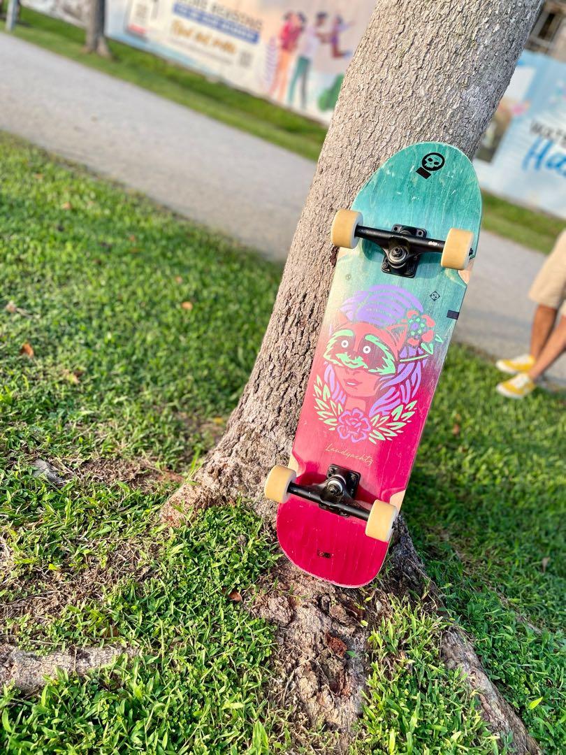Landyachtz ATV X Perfecto Raccoon Complete 32" Skateboard, Sports ...