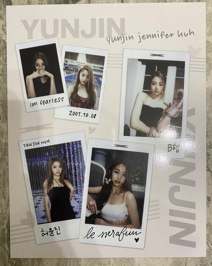 Le sserafim LESSERAFIM official Merch 官方周邊 Yunjin 允真 許允真, 興趣及遊戲, 收藏品及 ...