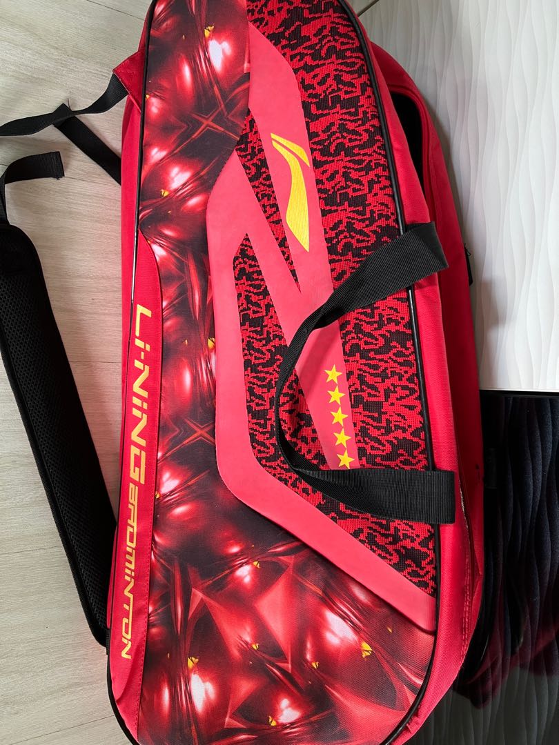 Li Ning Badminton Bag, Sports Equipment, Sports & Games, Racket & Ball ...