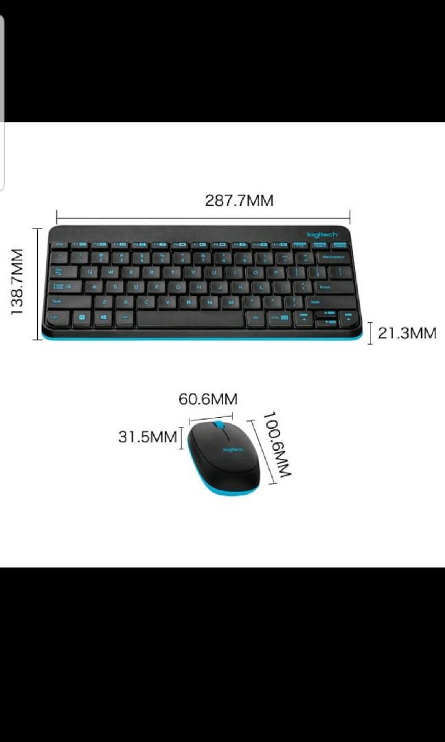 Logitech Mk245 Nano Wireless Keyboard And Mouse Set Computers And Tech Parts And Accessories