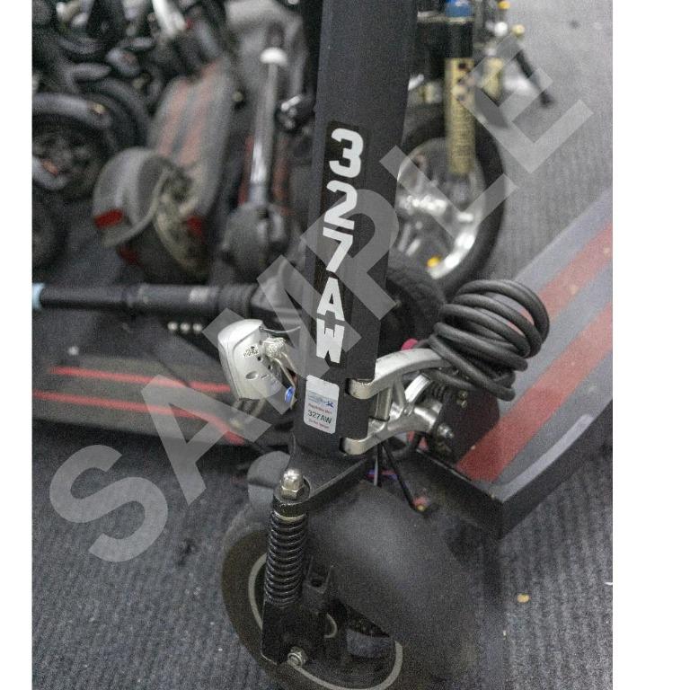 LTA Registration Number Decal Sticker id Escooters identification mark ...