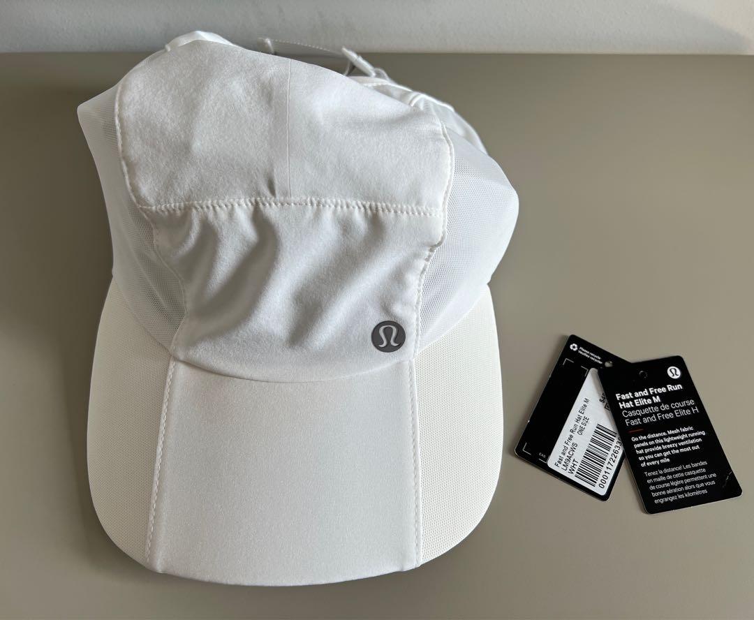 Lululemon Fast and Free Elite Cap Men’s White, Men's Fashion, Watches ...