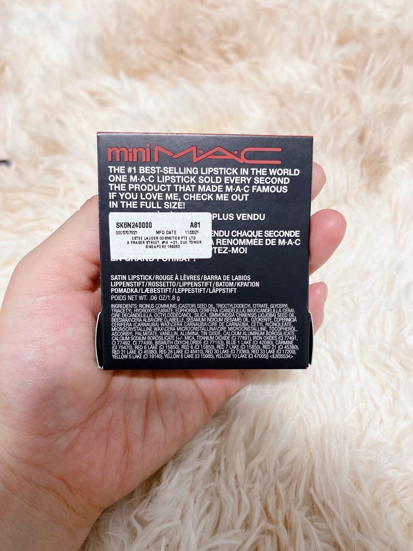 Mac mini mocha satin lipstick, Beauty & Personal Care, Face, Makeup on ...