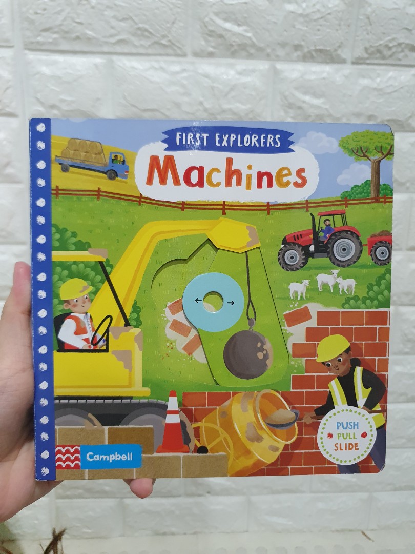 Machines - push, pull, slide book, Hobbies & Toys, Books & Magazines ...