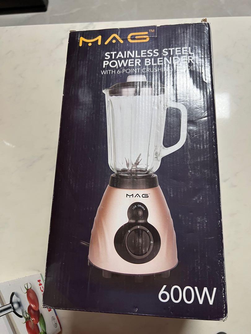 MAG Stainless Steel Blender 600W, TV & Home Appliances, Kitchen ...