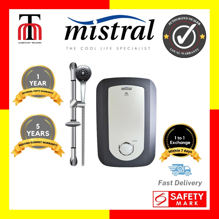 Mistral MSH708 Instant Shower Heater, TV & Home Appliances, Water ...