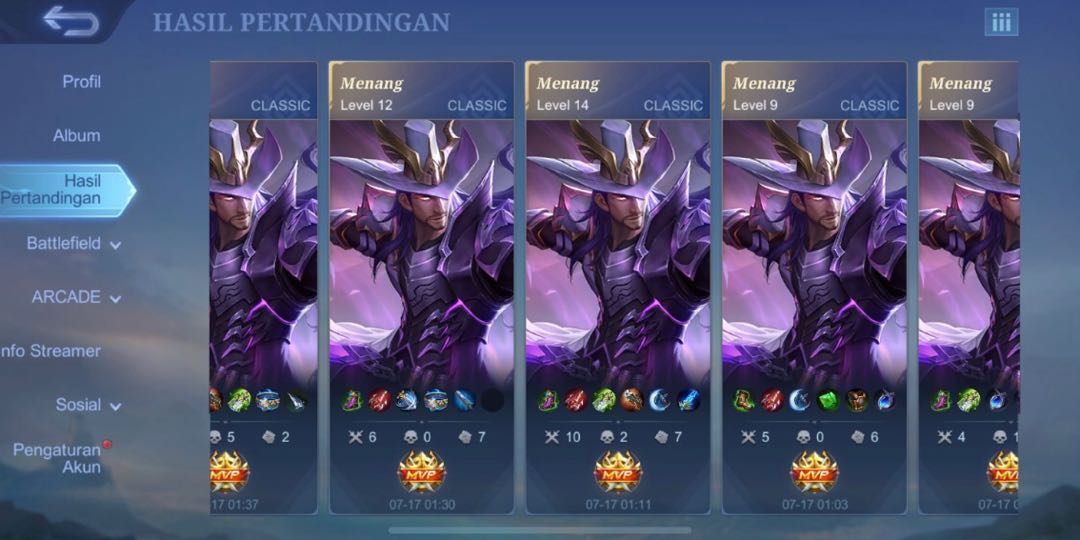 MOBILE LEGENDS ML MLBB JOKI CLASSIC WINRATE BOOST, Video Gaming, Gaming ...