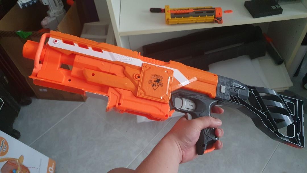 Modder NERF gun Demolisher blaster, Hobbies & Toys, Toys & Games on ...