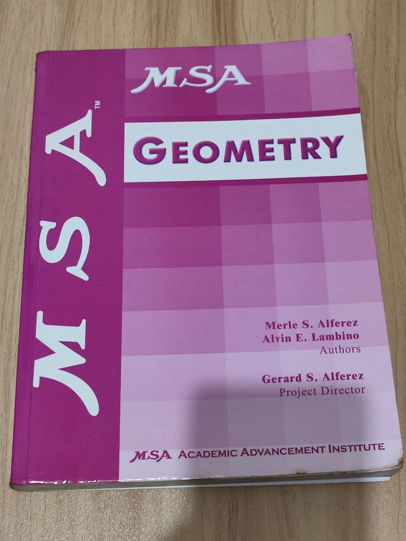 MSA Geometry, Hobbies & Toys, Books & Magazines, Textbooks on Carousell
