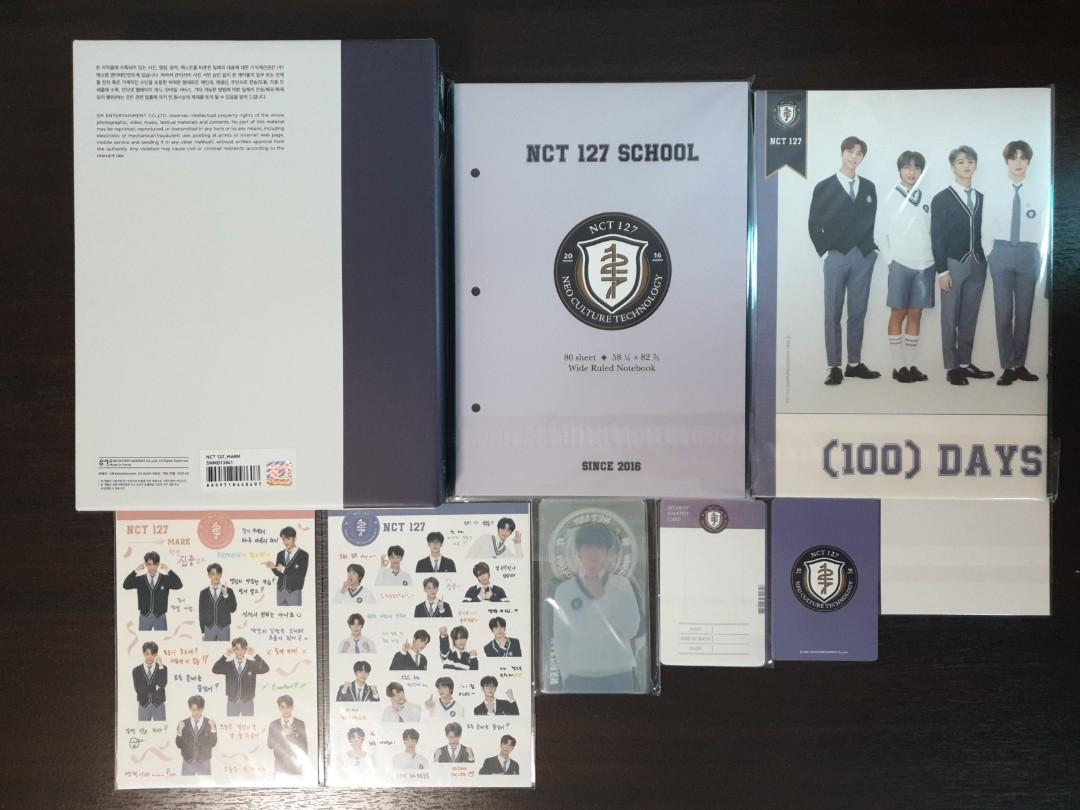 NCT 127 Mark Back To School Kit 2021, Hobbies & Toys, Memorabilia ...