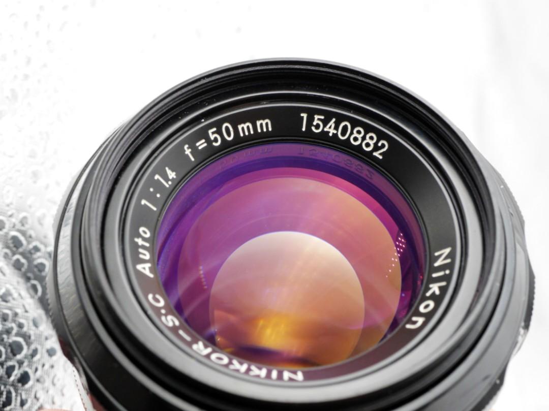 Nikkor SC Auto 50mm F1.4 Non Ai Lens *Late Serial Number, Photography ...
