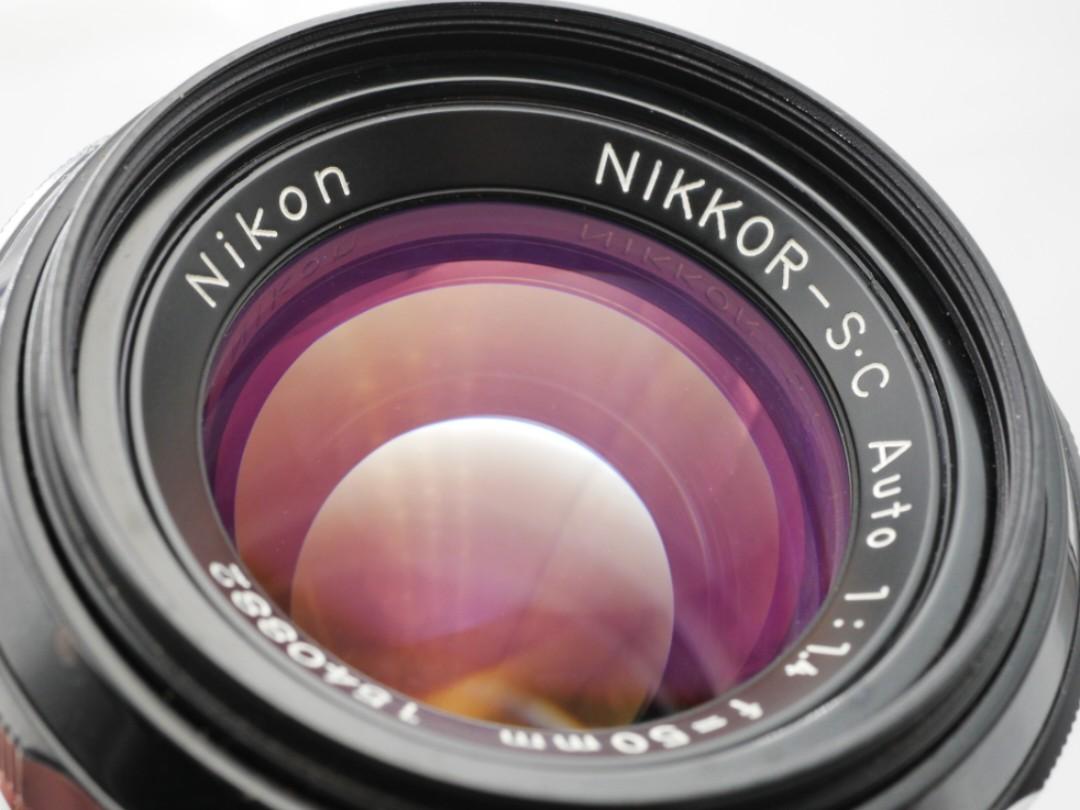 Nikkor SC Auto 50mm F1.4 Non Ai Lens *Late Serial Number, Photography ...