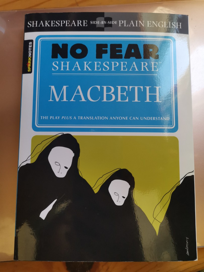 No Fear Shakespeare - Macbeth, 興趣及遊戲, 書本 & 文具, 教科書 - Carousell