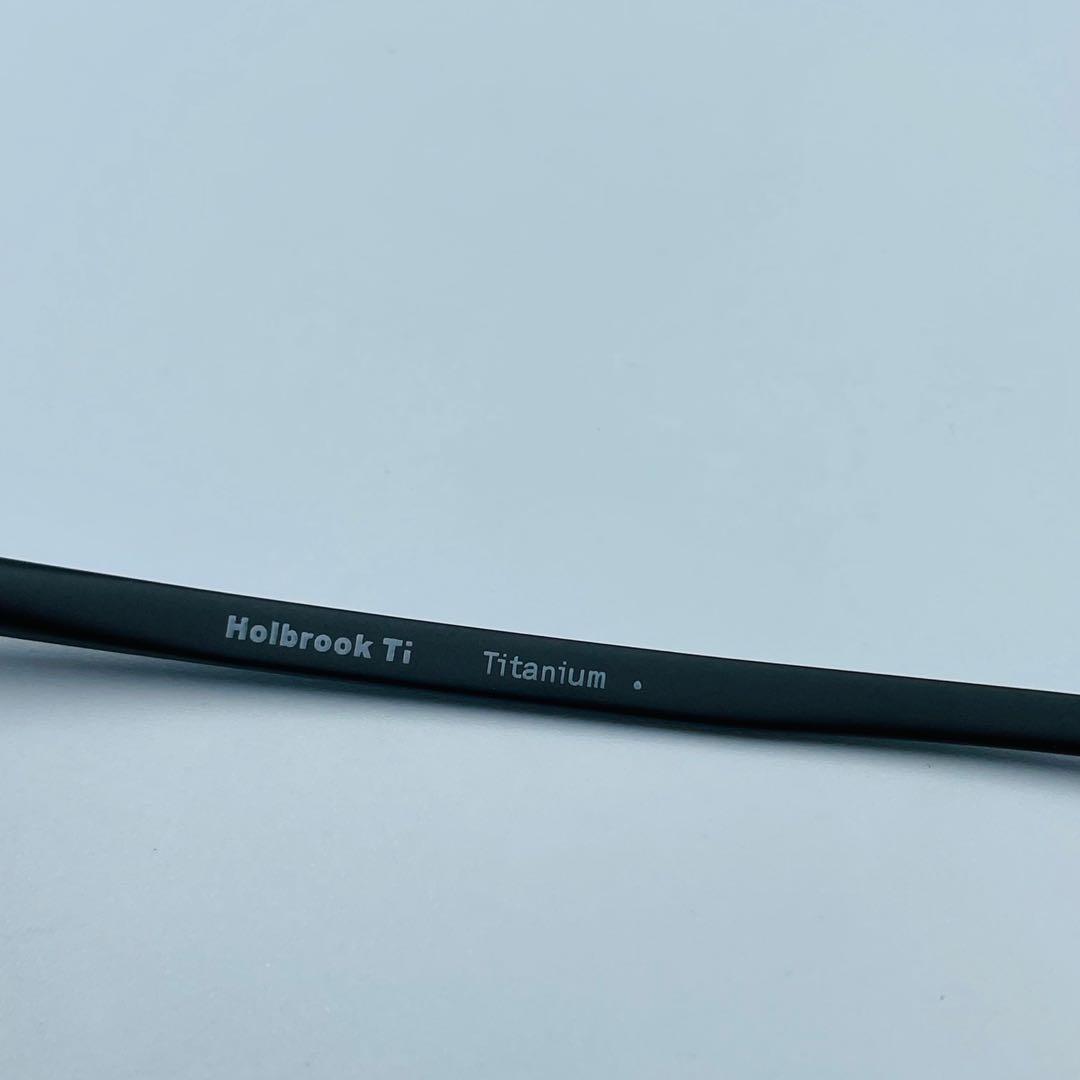 Oakley Holbrook TI Titanium Satin Black Prizm Black Polarized, Men's ...