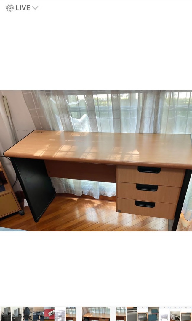 Old study table, Furniture & Home Living, Furniture, Tables & Sets on ...