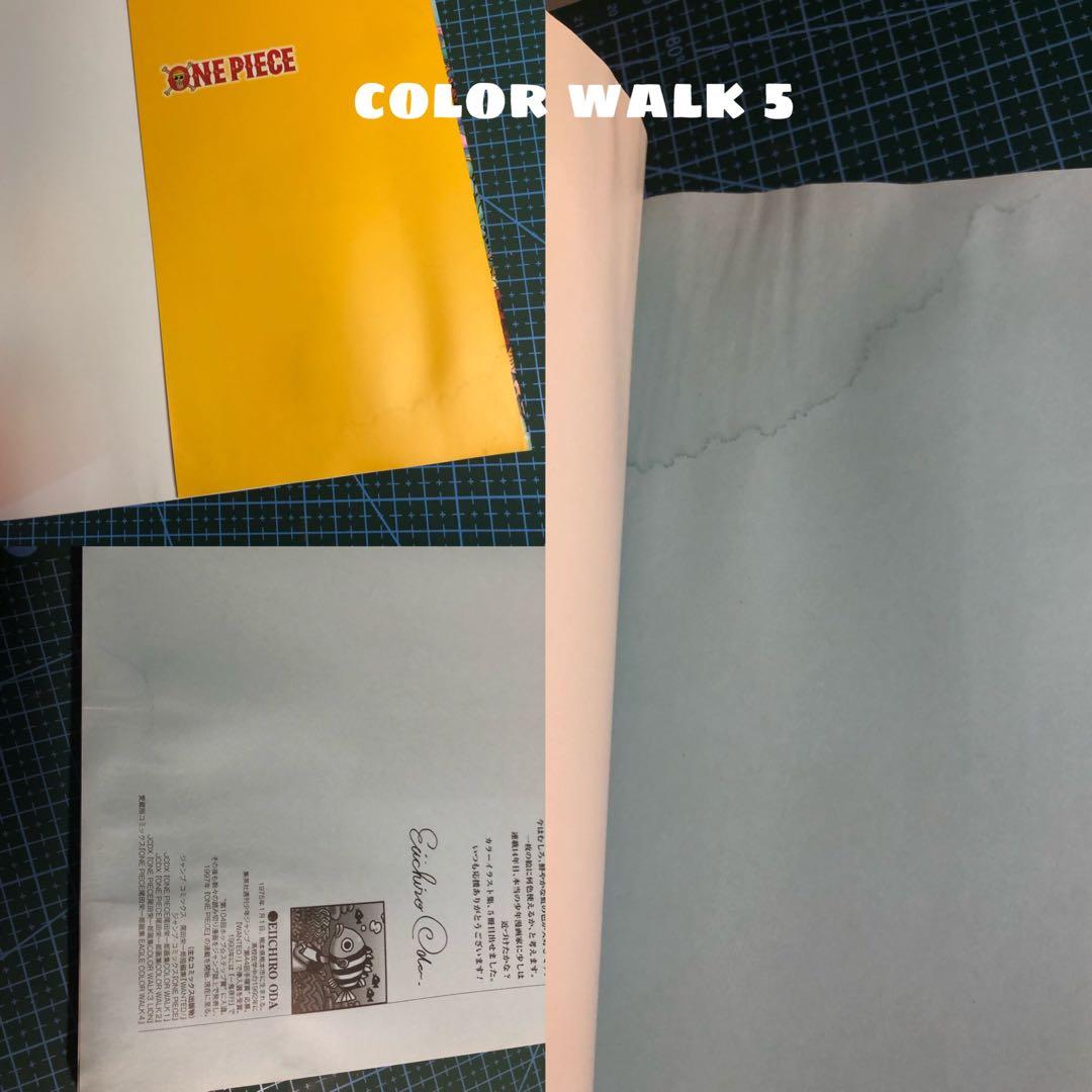 ONE PIECE Color Walk 1, 2, 3 Lion, 4 Eagle, 5 Shark, 6 Gorilla Art Book ...