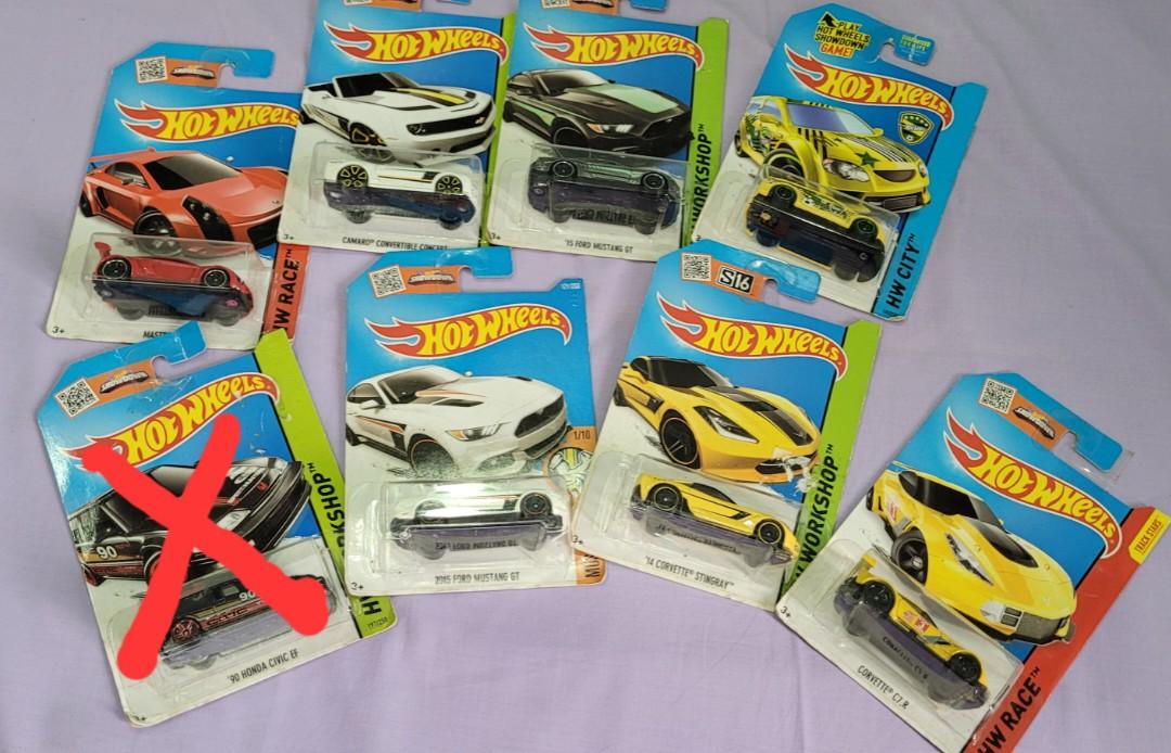 Original Hot Wheels 7 pcs Cars, Hobbies & Toys, Toys & Games on Carousell