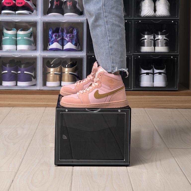 ORIGINALAB Premium Front Display Shoe Box with Magnetic Door Black AJ ...