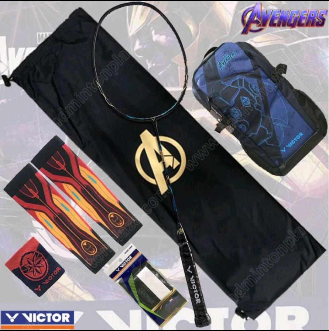 (ORIGINAL)VICTOR TK-AVENGERS Badminton Racket Full Carbon Limited ...