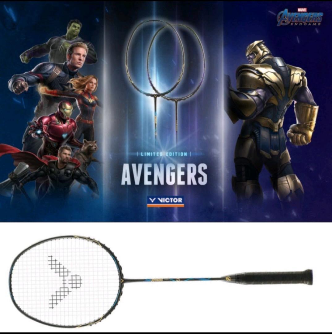 (ORIGINAL)VICTOR TK-AVENGERS Badminton Racket Full Carbon Limited ...