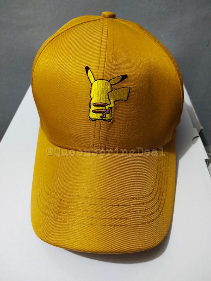 Penshoppe Pokemon Caps (Pikachu, Squirtle, Jigglypuff) SET, Men's ...