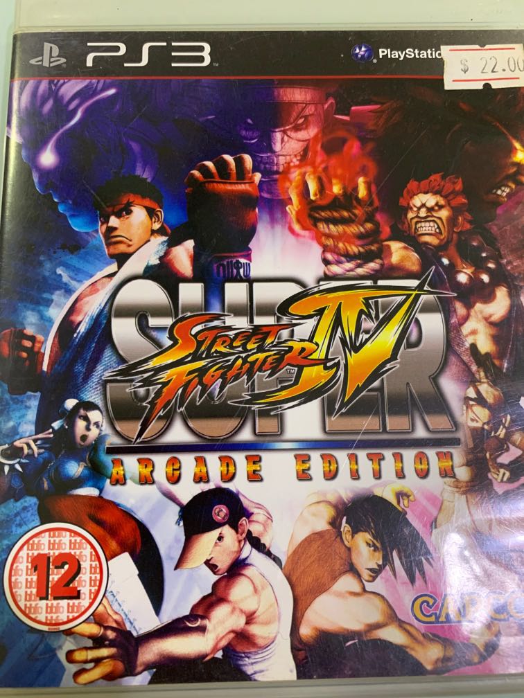 PS3 Super street fighter IV Arcade edition, Video Gaming, Video Games ...