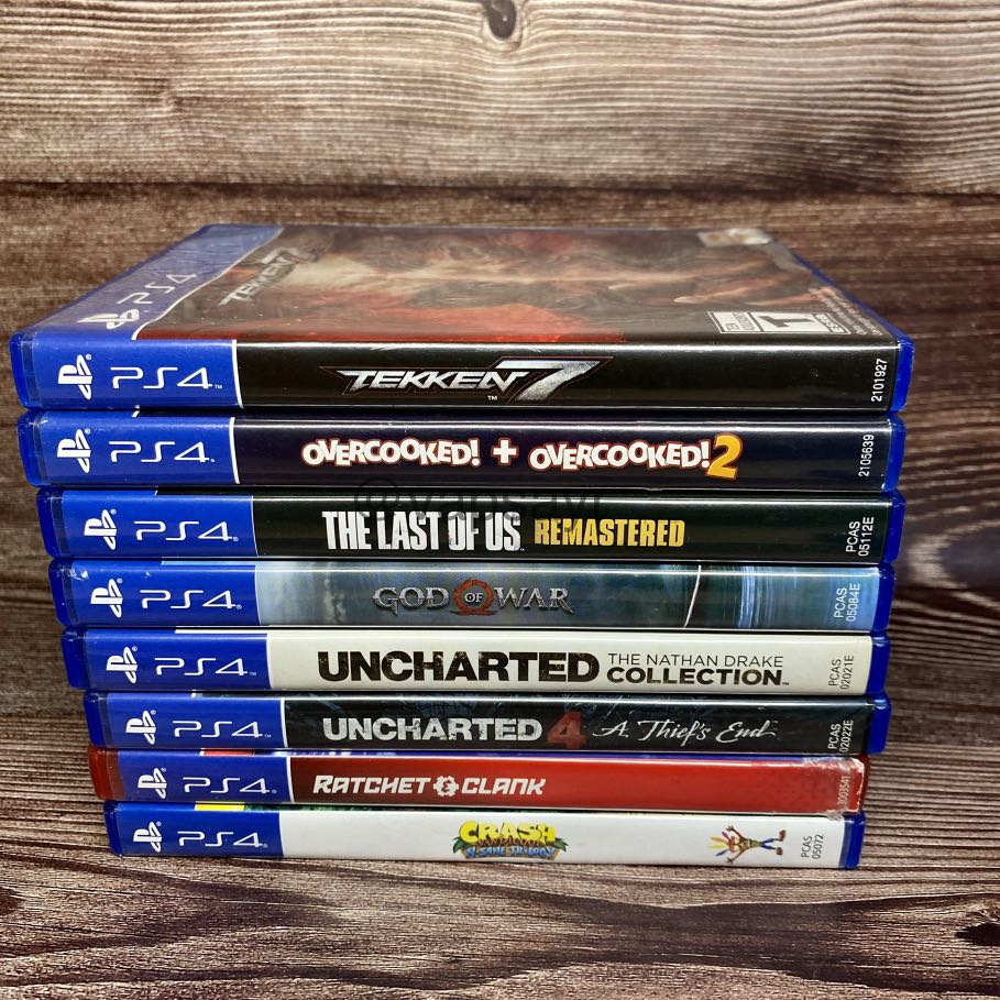 (USED) PS4 Games | GOW, Uncharted, TLOU, Ratchet and Clank, Overcooked ...