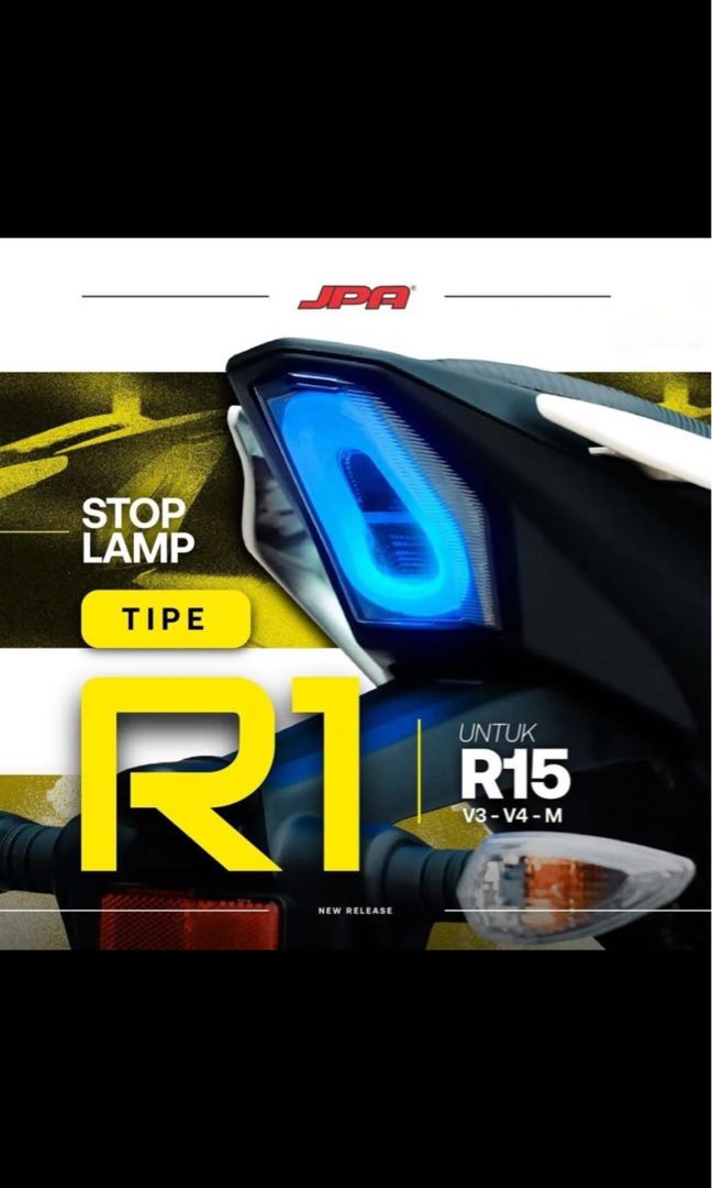 R15 v3 v4 stoplamp tail light, Motorcycles, Motorcycle Accessories on ...