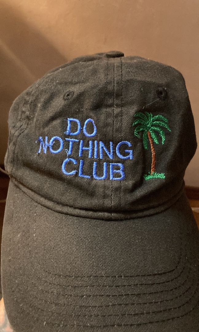 RARE Do Nothing Club Dad Hat Baseball Cap, Men's Fashion, Watches ...