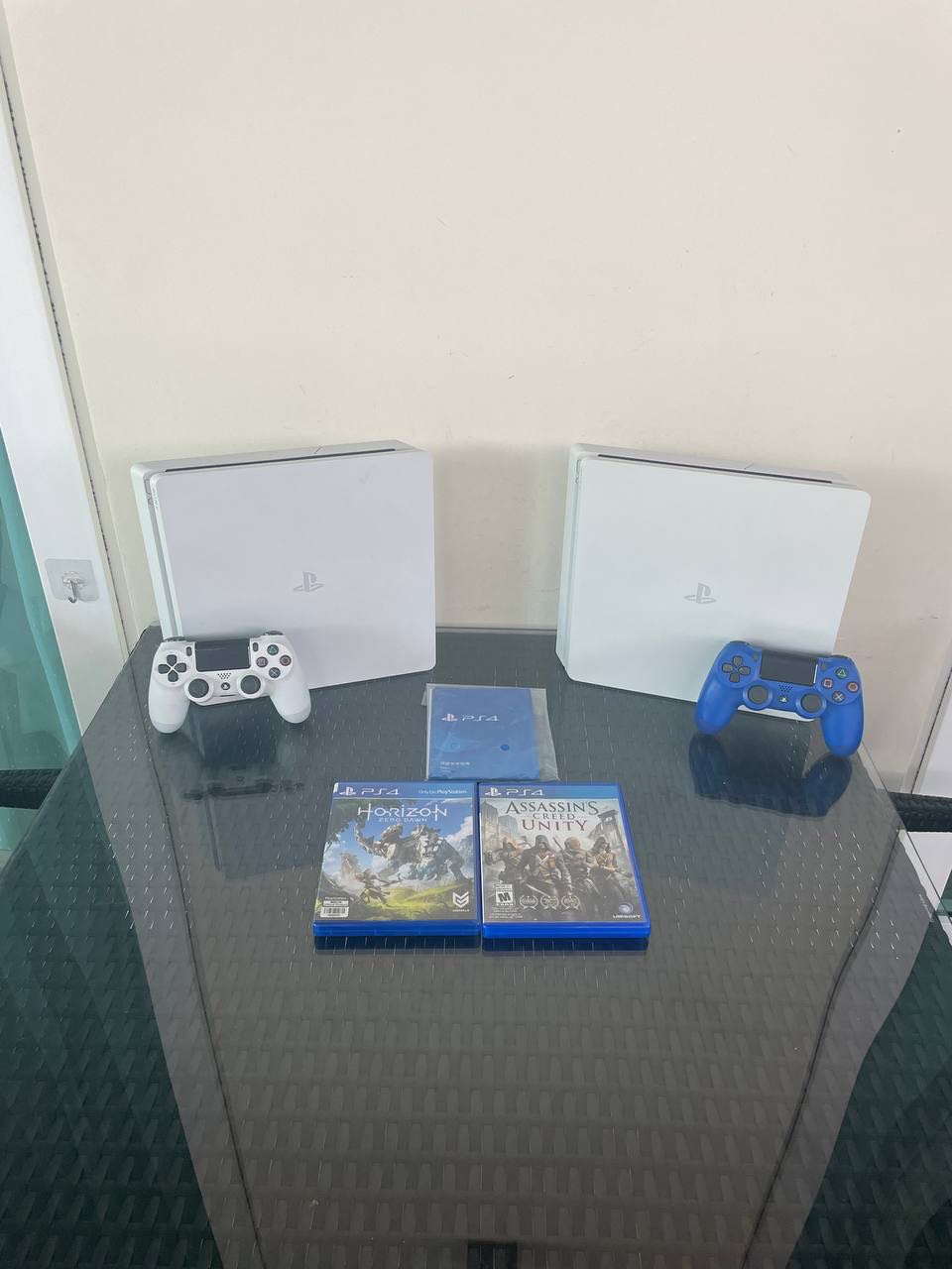 Rare PS4 Slim Glacier Snow White Console, Video Gaming, Video Game ...