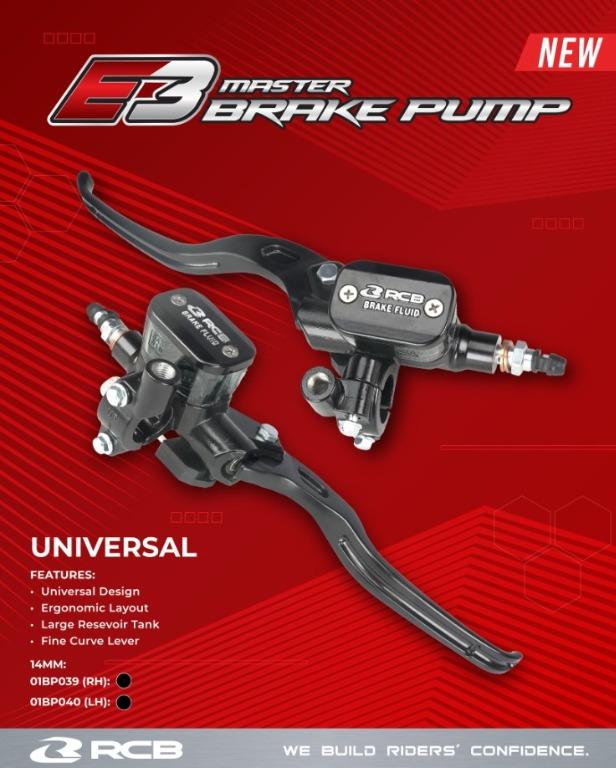 RCB Racing Boy Universal Master Brake Pump E3 14mm (Right) RCB master ...