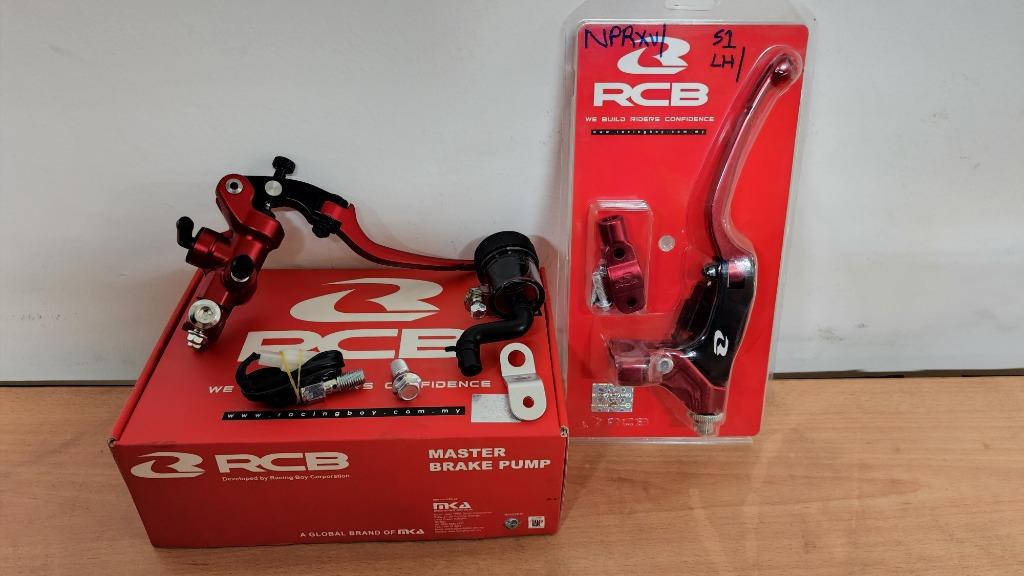 RCB S1 BRAKE MASTER PUMP FORGED RH 14MM WITH CLUTCH LEVER KIT ...