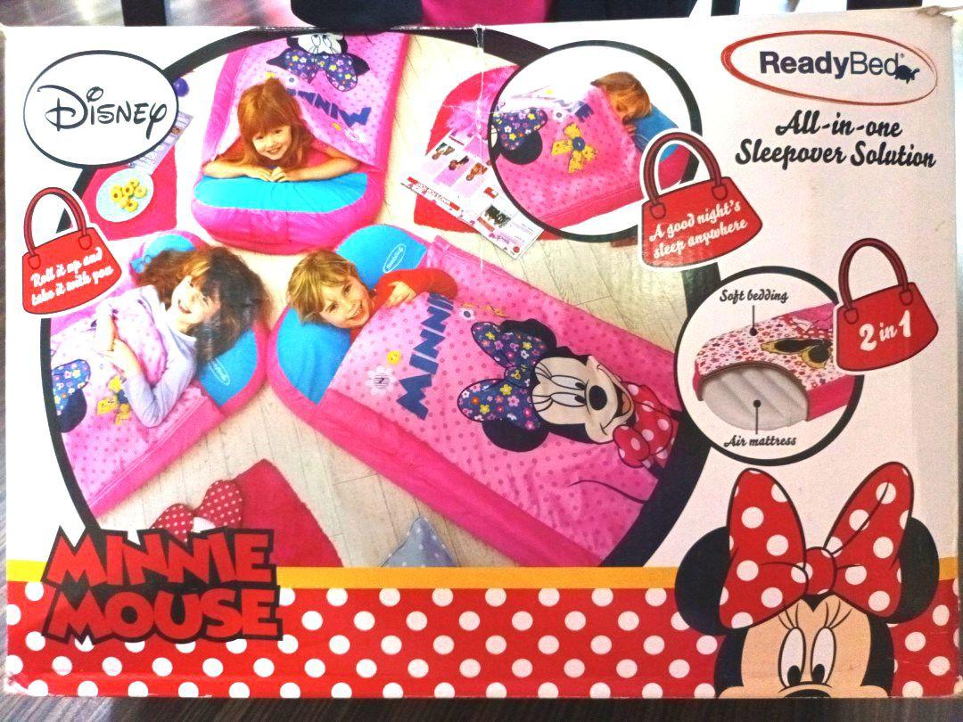 READY BED Minnie Mouse All-in-one Sleepover Solution, Babies & Kids ...