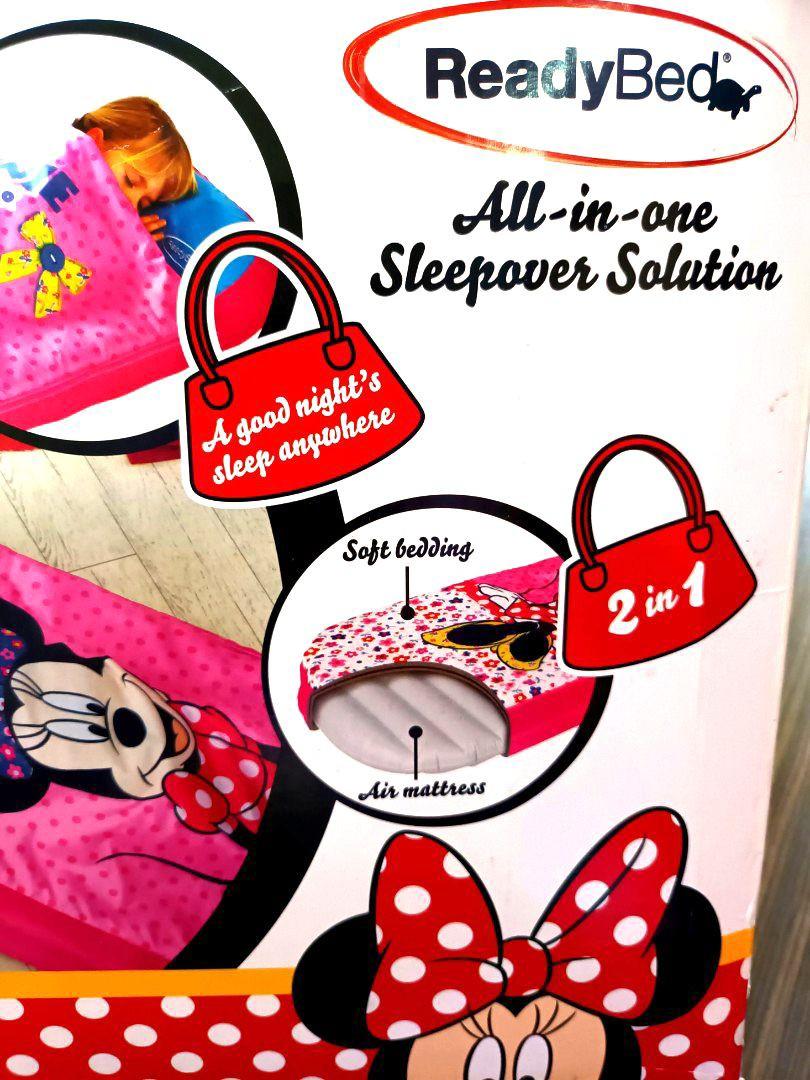 READY BED Minnie Mouse All-in-one Sleepover Solution, Babies & Kids ...
