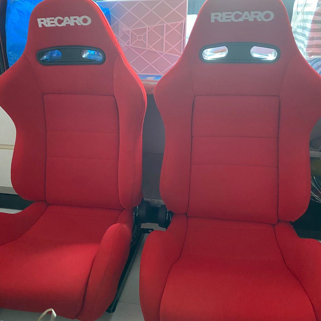 recaro bucket seats (1 pair), Car Accessories, Accessories on Carousell