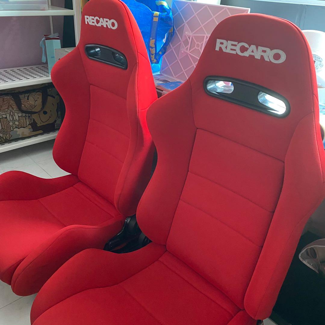 recaro bucket seats (1 pair), Car Accessories, Accessories on Carousell